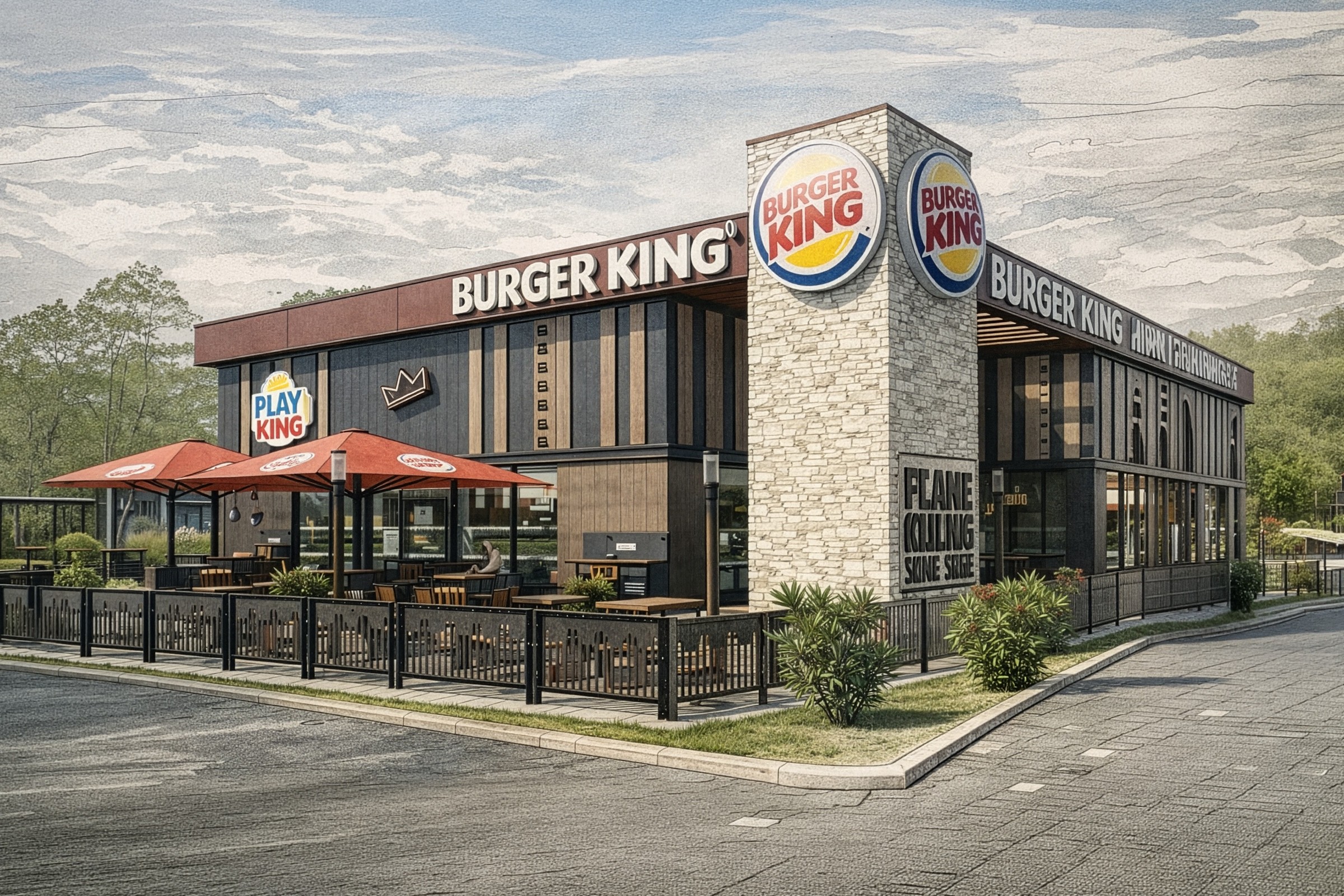 Burger King - Gruny - Asset creator for Cities: Skylines since 2018